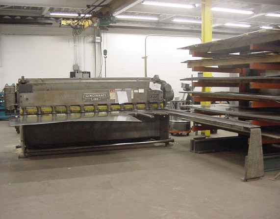 Shearing Machines - Central Sheet Metal Fabricators Inc.
